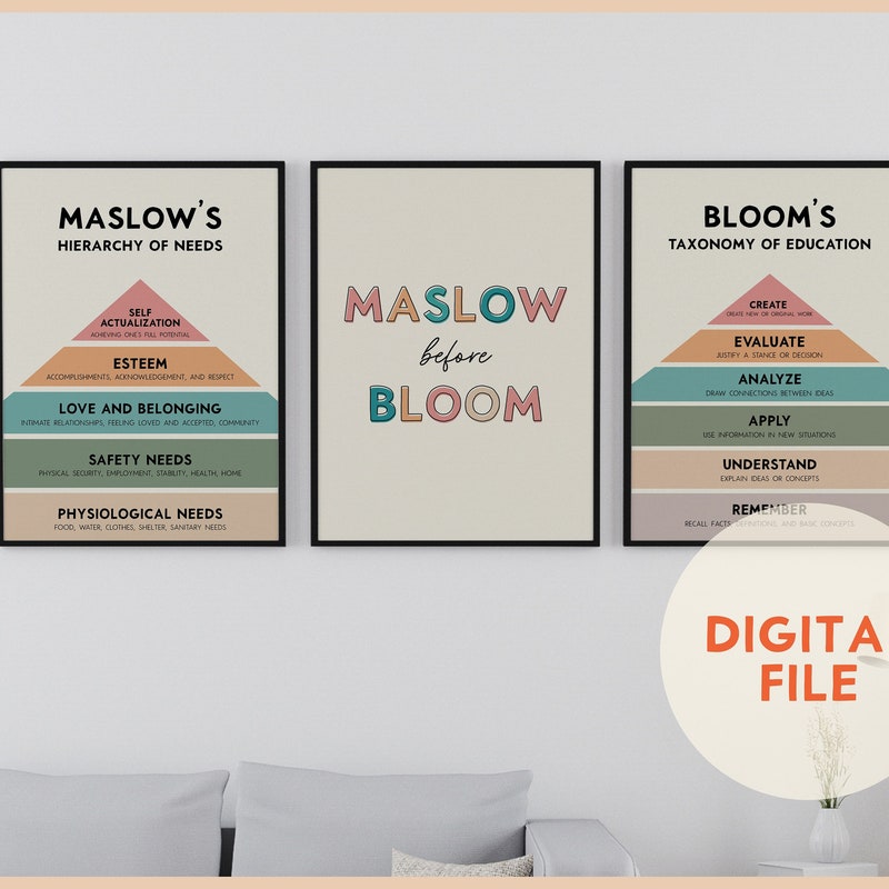 Maslow Before Bloom - Etsy
