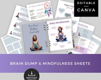 Self Care Brain Dump - Etsy