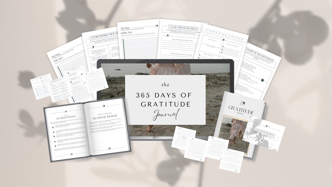 365 Days of Gratitude Journal Mental Health and Mindfulness - Etsy