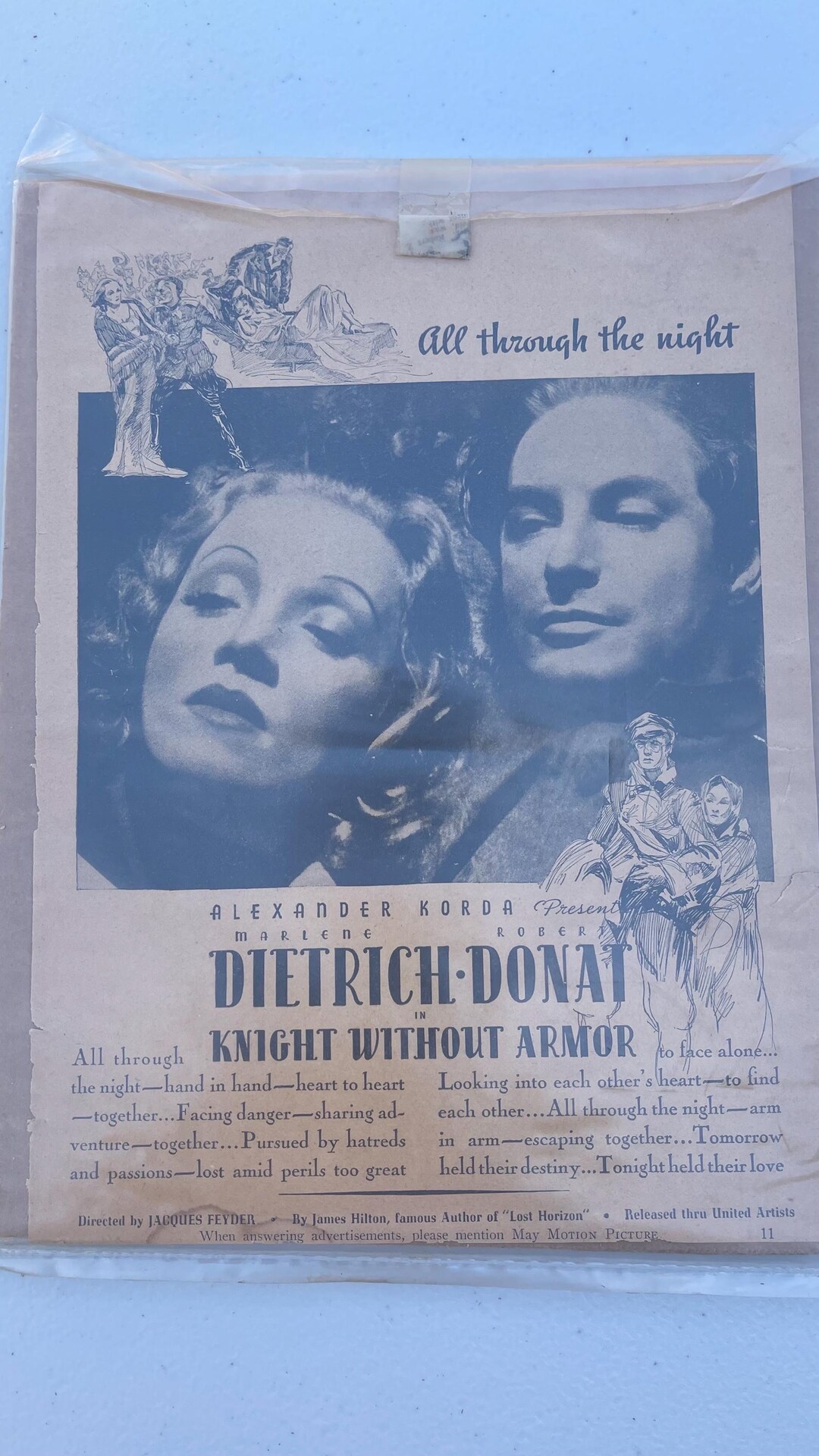 Knight Without Armor Movie Poster From Movie Journal - Etsy