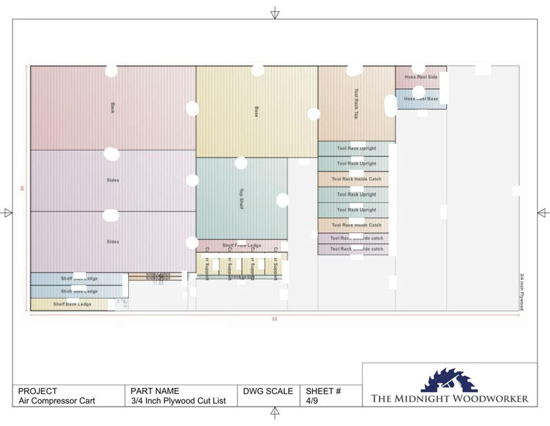 Air Compressor Cart - PDF Plans - Etsy