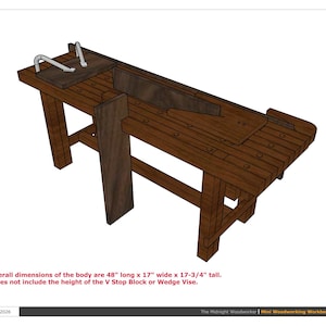 Mini Woodworking Workbench - PDF Plans - Etsy