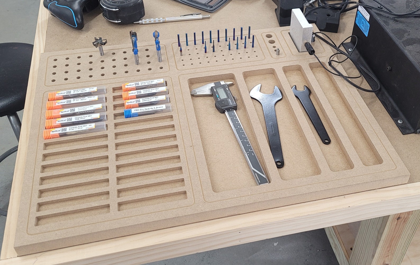 CNC Tool and Bit Storage Tray - Digital Files for CNC - Etsy