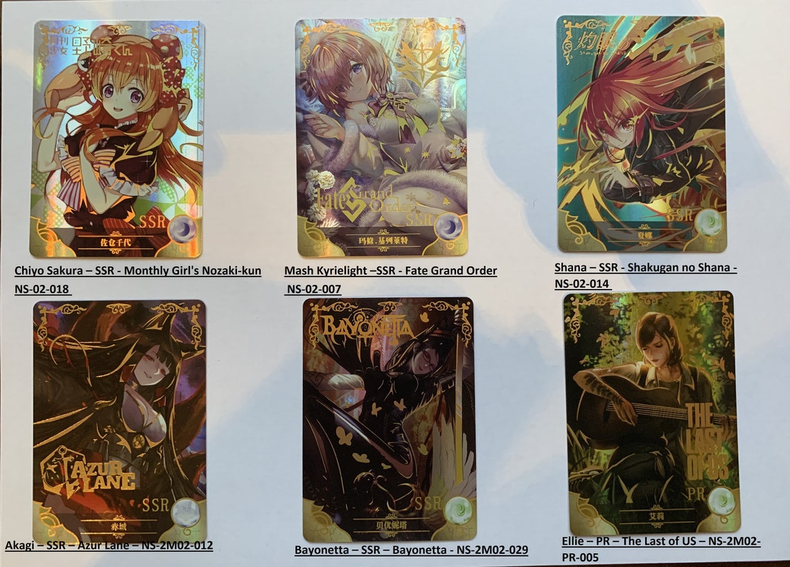 Choose Your Waifu Goddess Story TCG Anime Doujin Holo | Etsy India