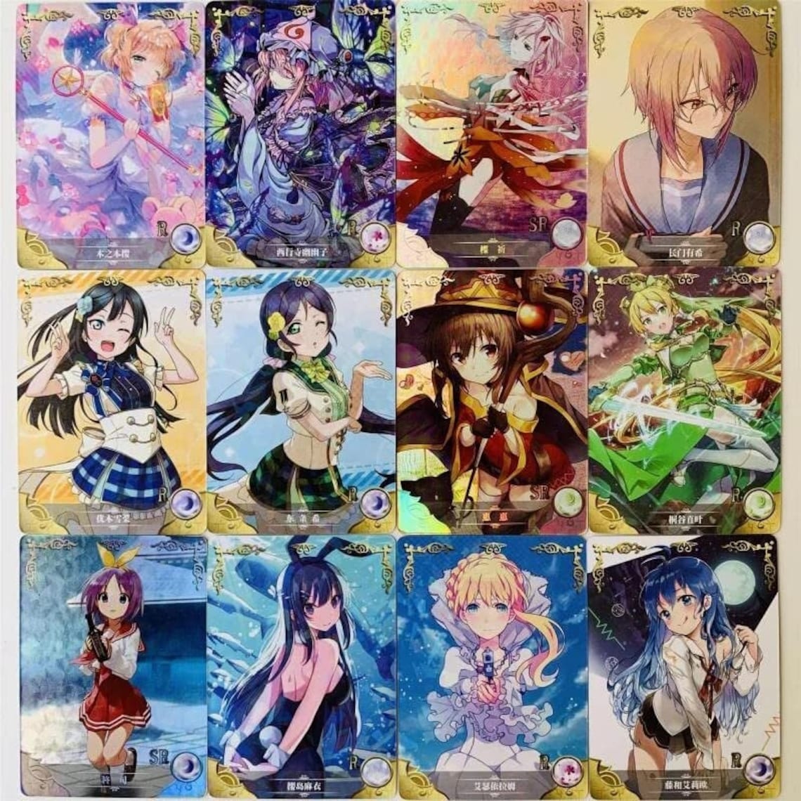 Holo Anime Waifu Trading Cards Goddess Story TCG - Etsy UK