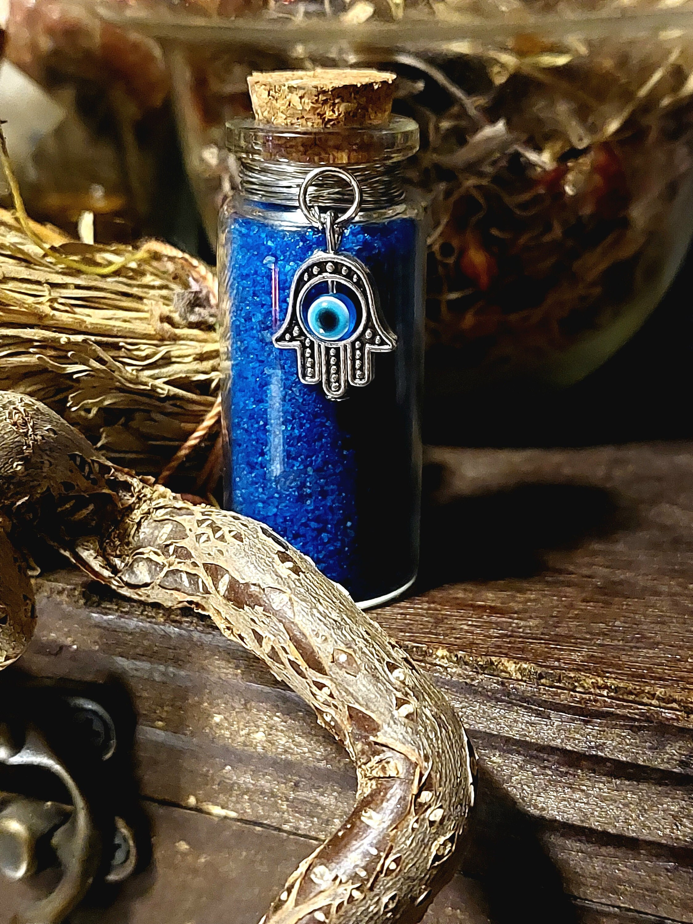 Witches Blue Salt, Evil Eye Salt, Return to Sender, Protection Salt ...