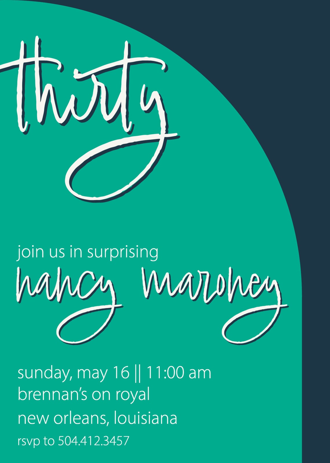 Minimalist Birthday Birthday Invitation Trendy Birthday Invite Adult ...