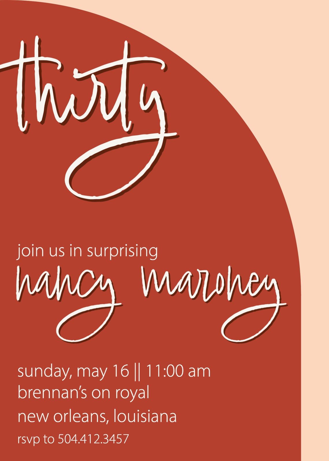 Minimalist Birthday Birthday Invitation Trendy Birthday Invite Adult ...