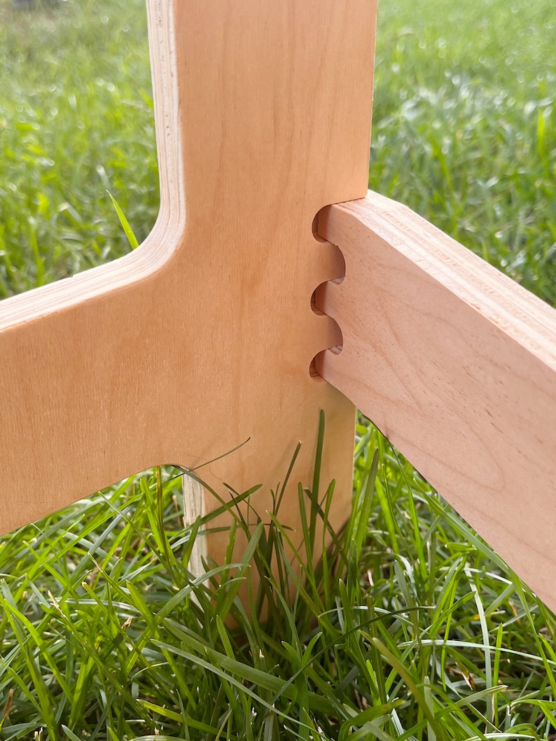Plywood Stool Minimal Corridor Chair Custom Scandinavian - Etsy