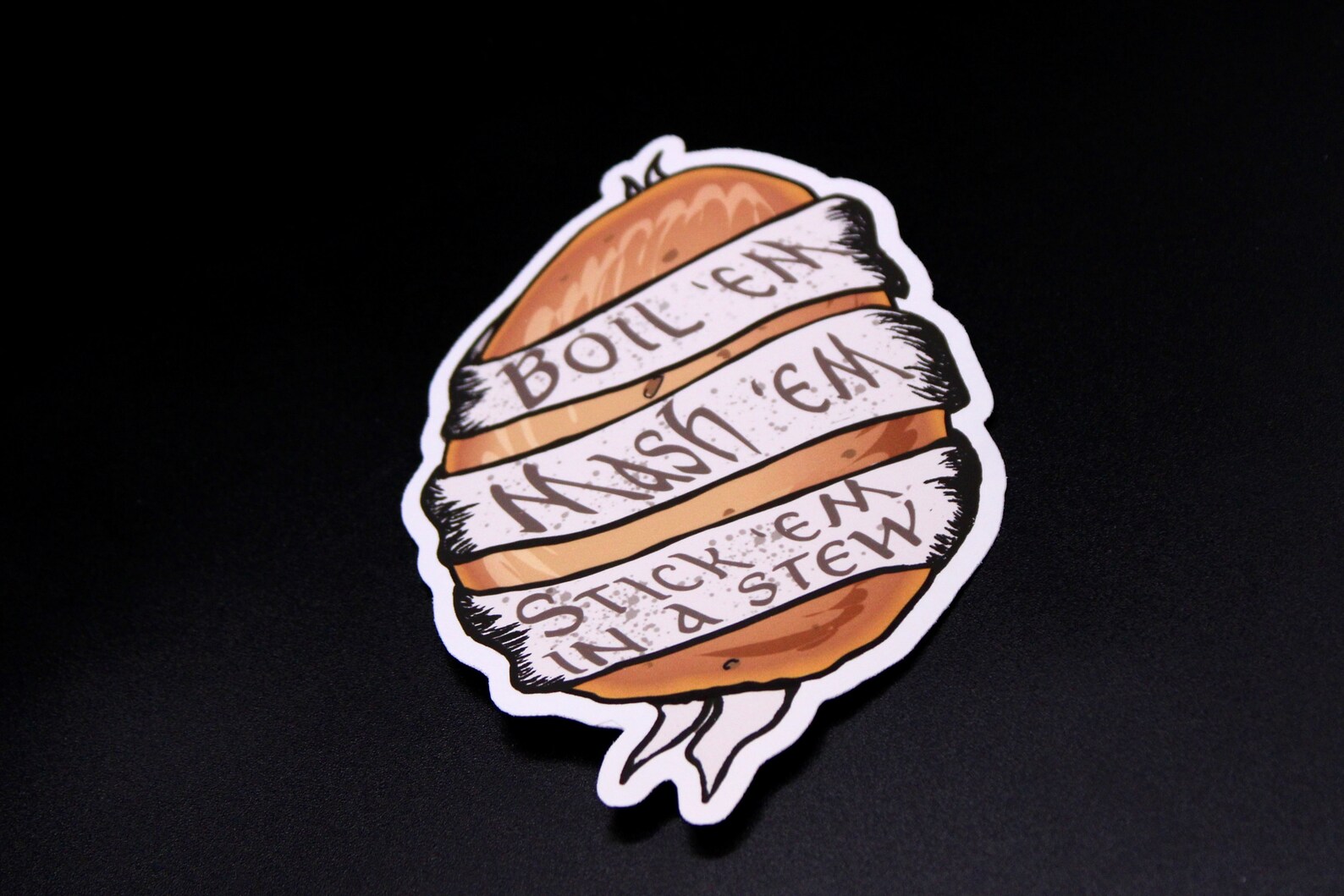 Po Tay Toes Meme Vinyl Sticker - Etsy