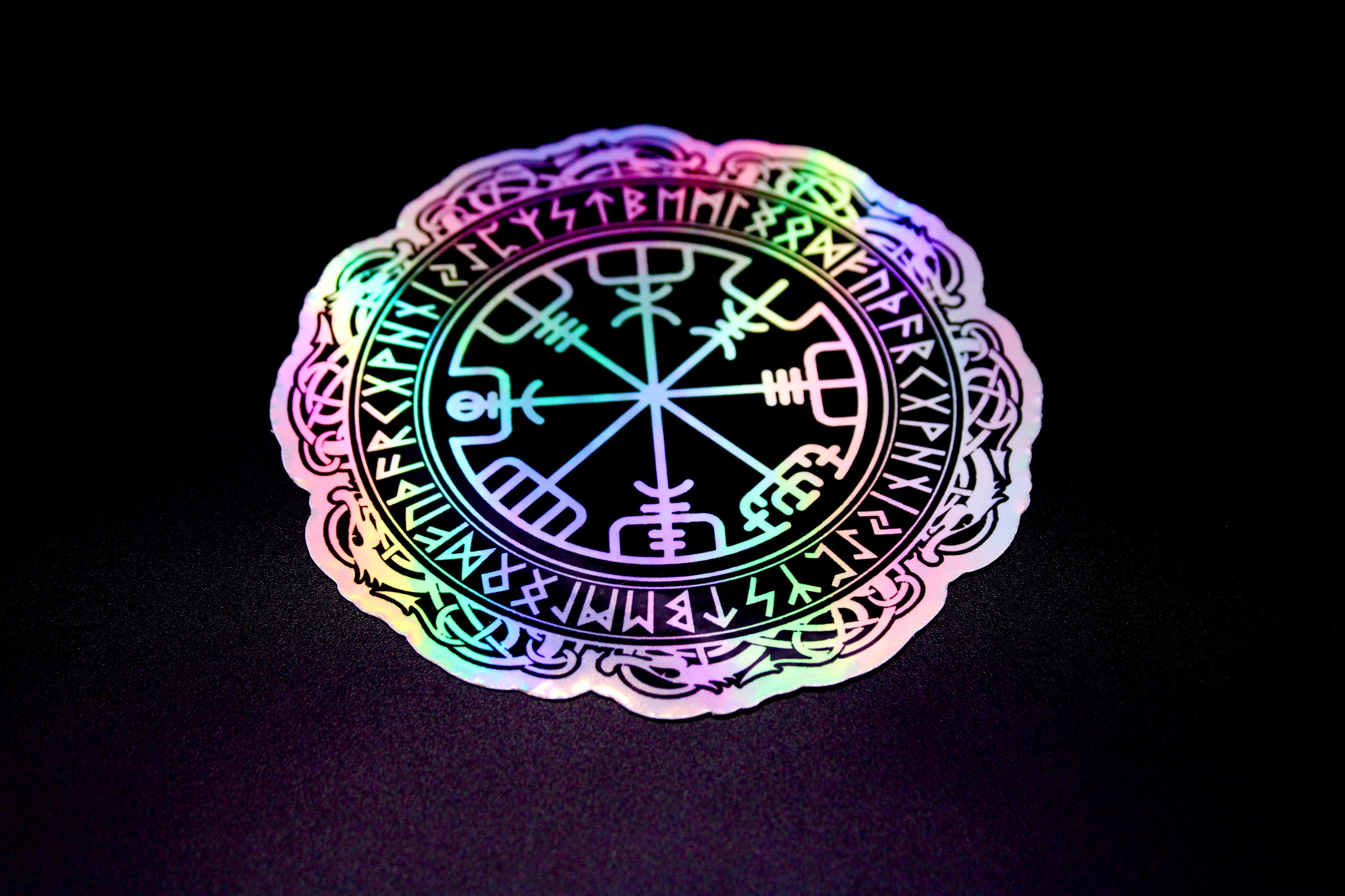 Viking Compass Vinyl Sticker - Etsy