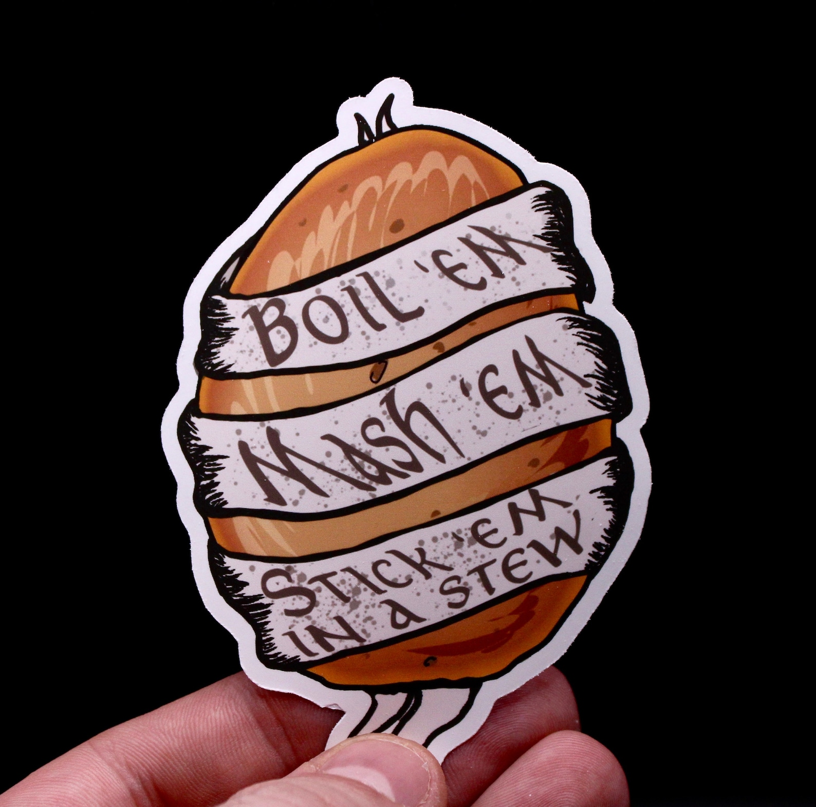 Po Tay Toes Meme Vinyl Sticker - Etsy