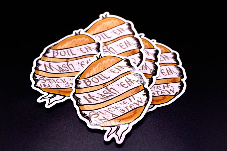 Po Tay Toes Meme Vinyl Sticker - Etsy