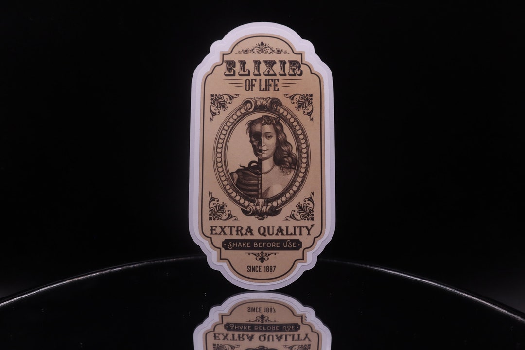 Elixir of Life Potion Vinyl Sticker - Etsy