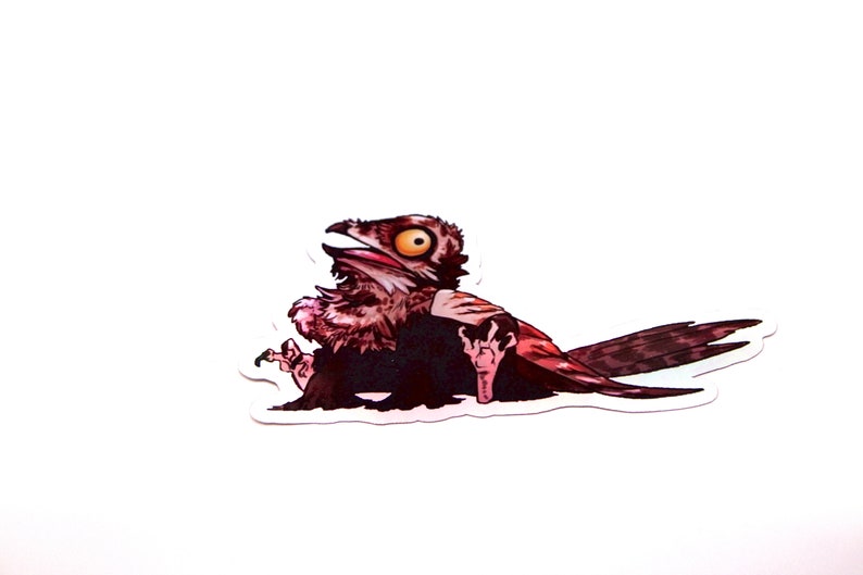 Potoo Bird Vinyl Sticker - Etsy