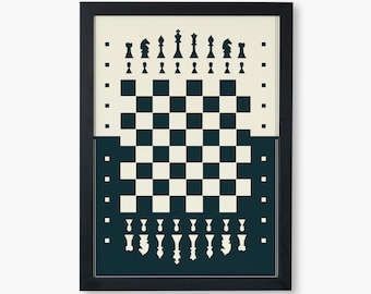 Chess Checkmate Art - Etsy