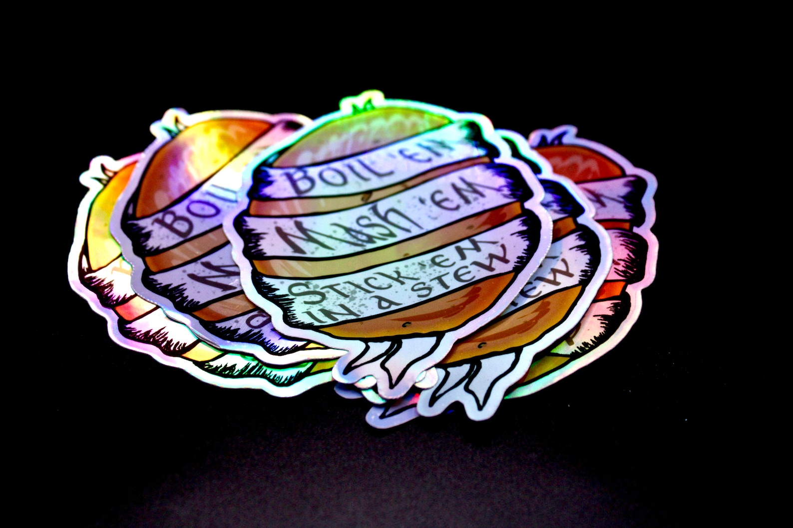 Po Tay Toes Meme Vinyl Sticker - Etsy