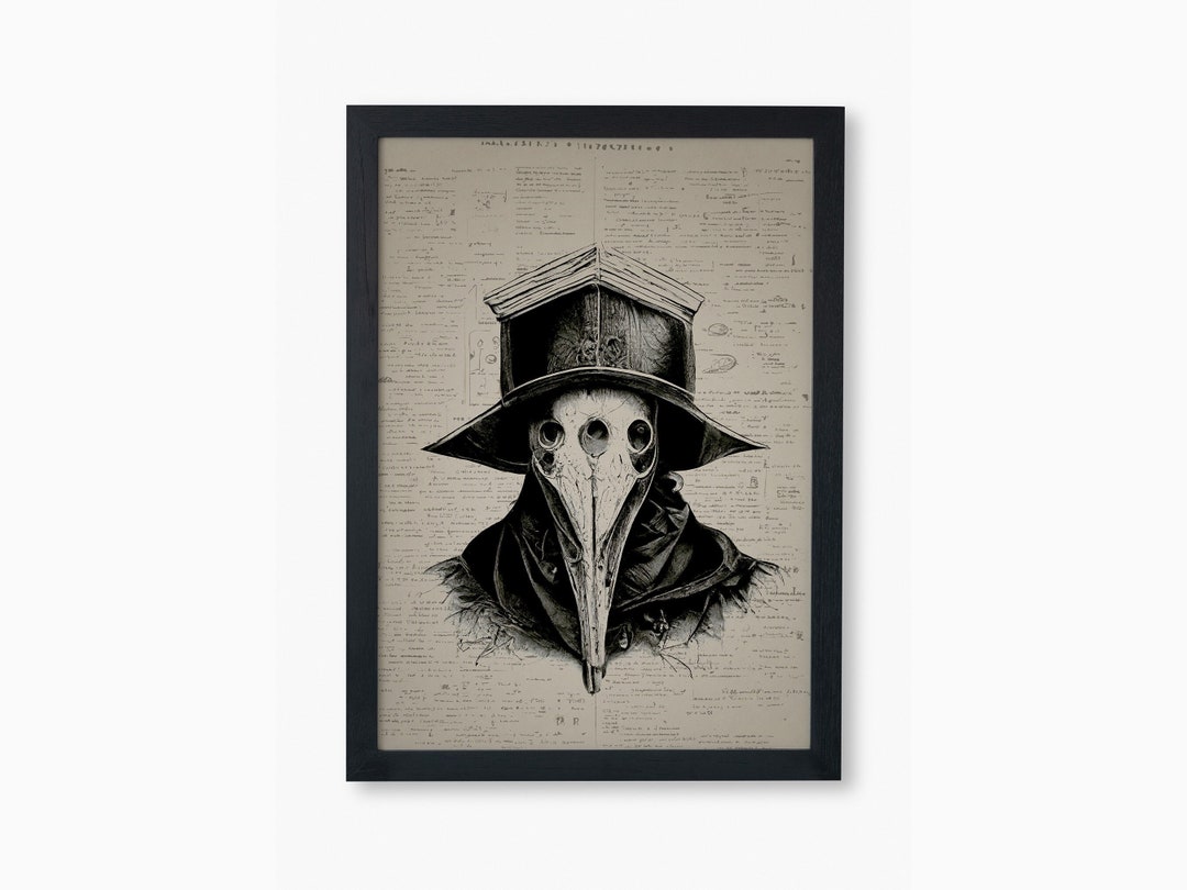 Plague Doctor Art Print - Etsy