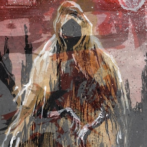 The King in Yellow Horror Wall Art Print Halloween Eldritch Monster - Etsy