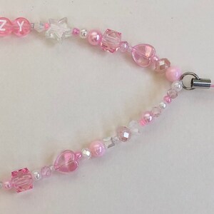 Custom Pink Letter Phone Charm Y2k // Kpop // Personalised // Phone ...