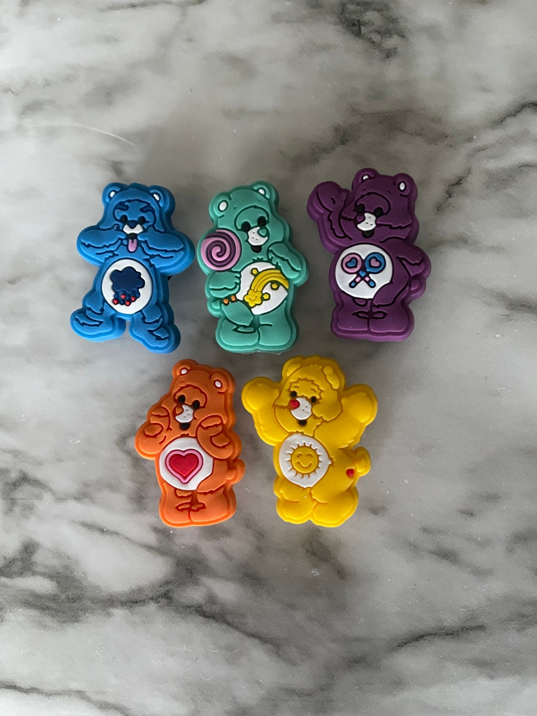 Kids Carebears 5pc Charm Set - Etsy