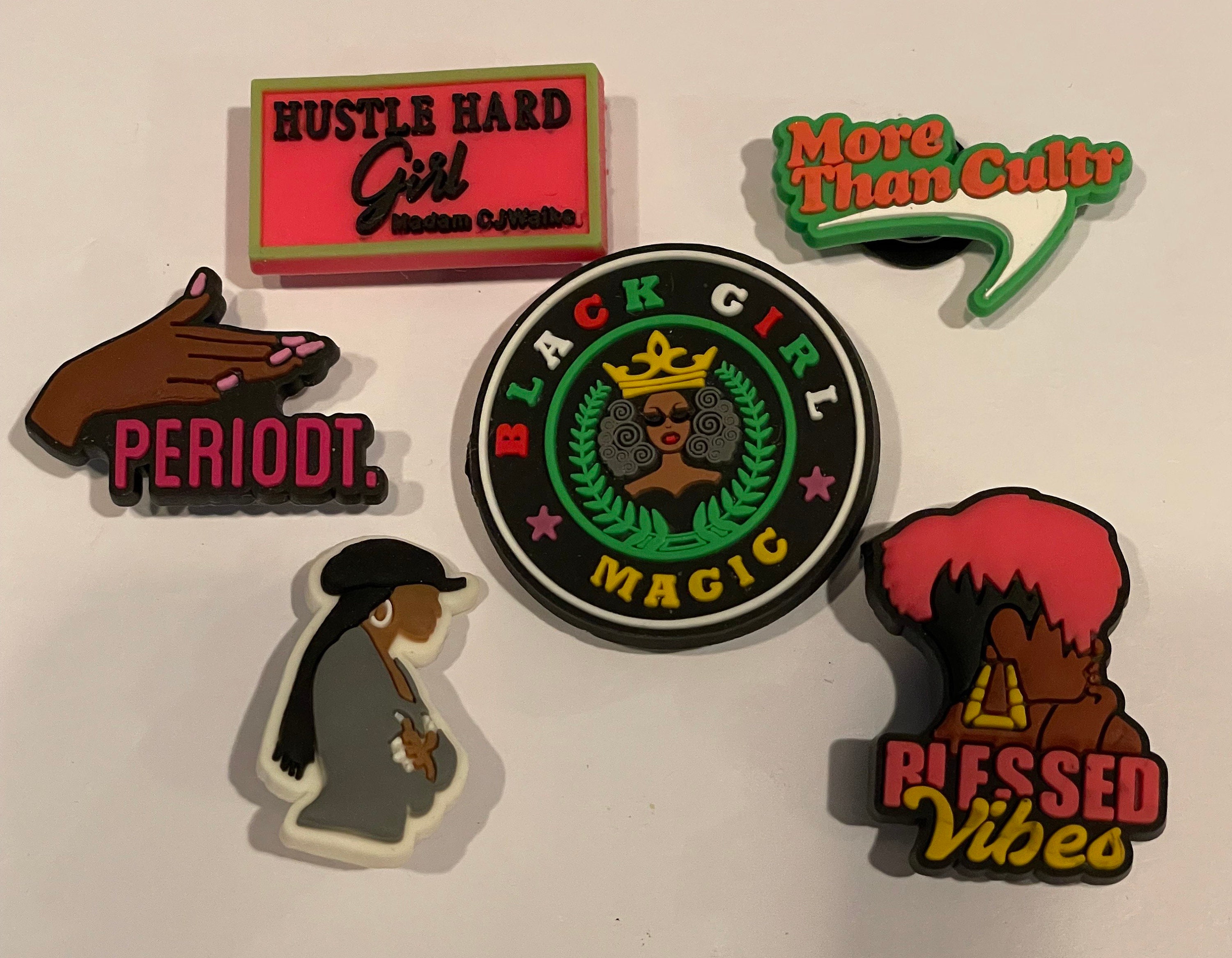 Black Girl Magic 6pc Jibbitz Charms Set - Etsy