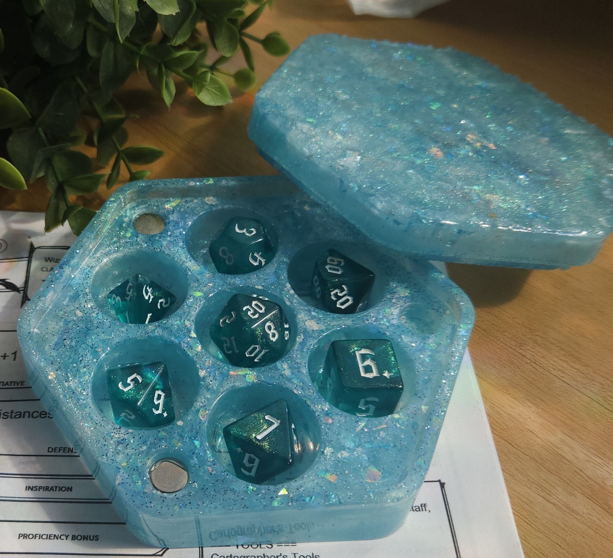 Customizable Hexagon Dice Box/vault - Etsy