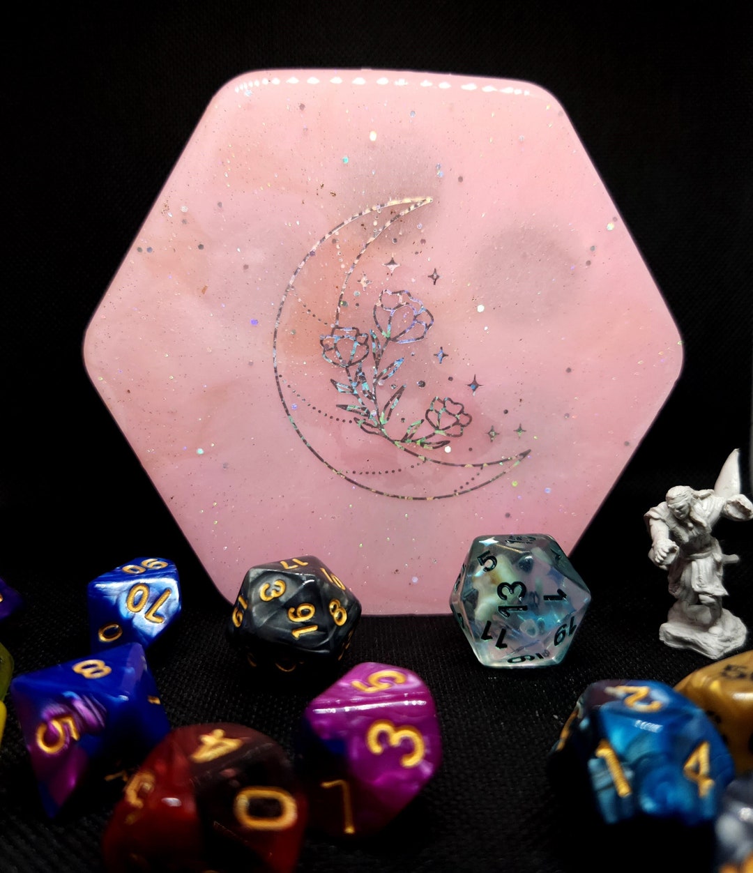 Customizable Hexagon Dice Box/vault - Etsy