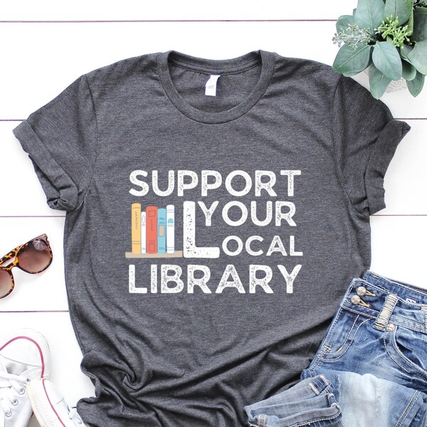 Library Shirt - Etsy