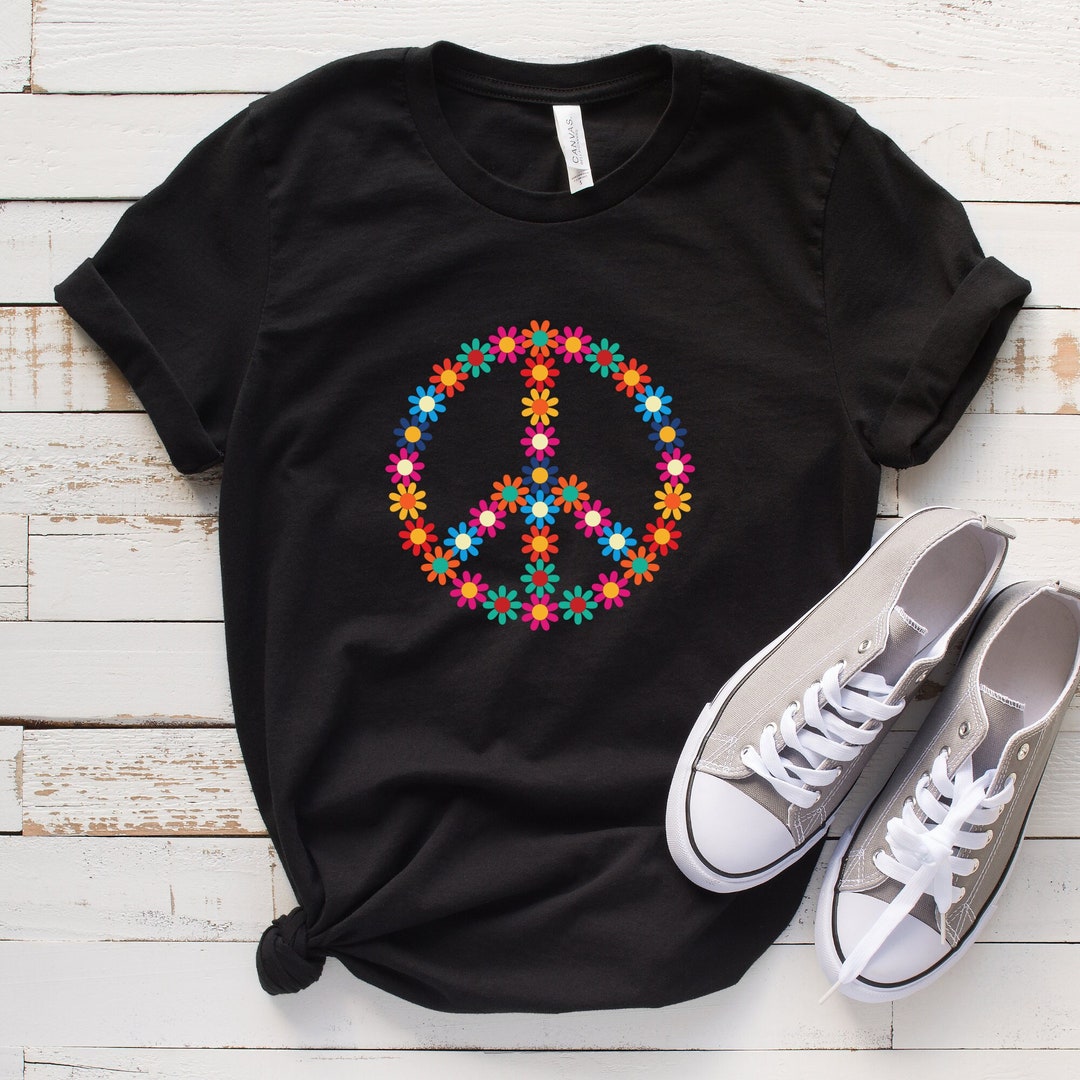 Peace Shirt, Peace T-shirt, Peace Sign Shirt, Peace Tee, Peace Symbol ...
