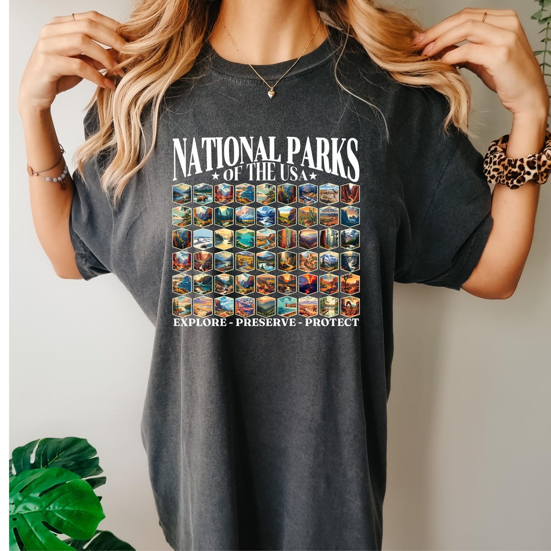 National Parks Shirt US National Park Camping Gift for Family Trip ...