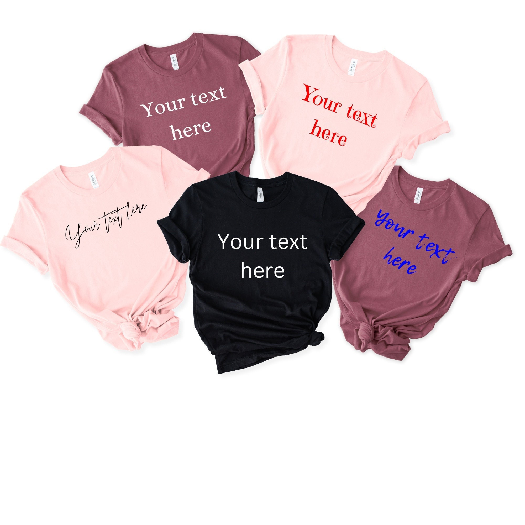 Personalized T-shirt Custom T-shirts Custom Shirt - Etsy