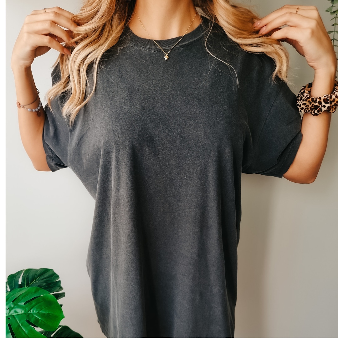 Blank Comfort Colors Shirts, Basic Shirts, %100 Cotton Trendy Soft ...