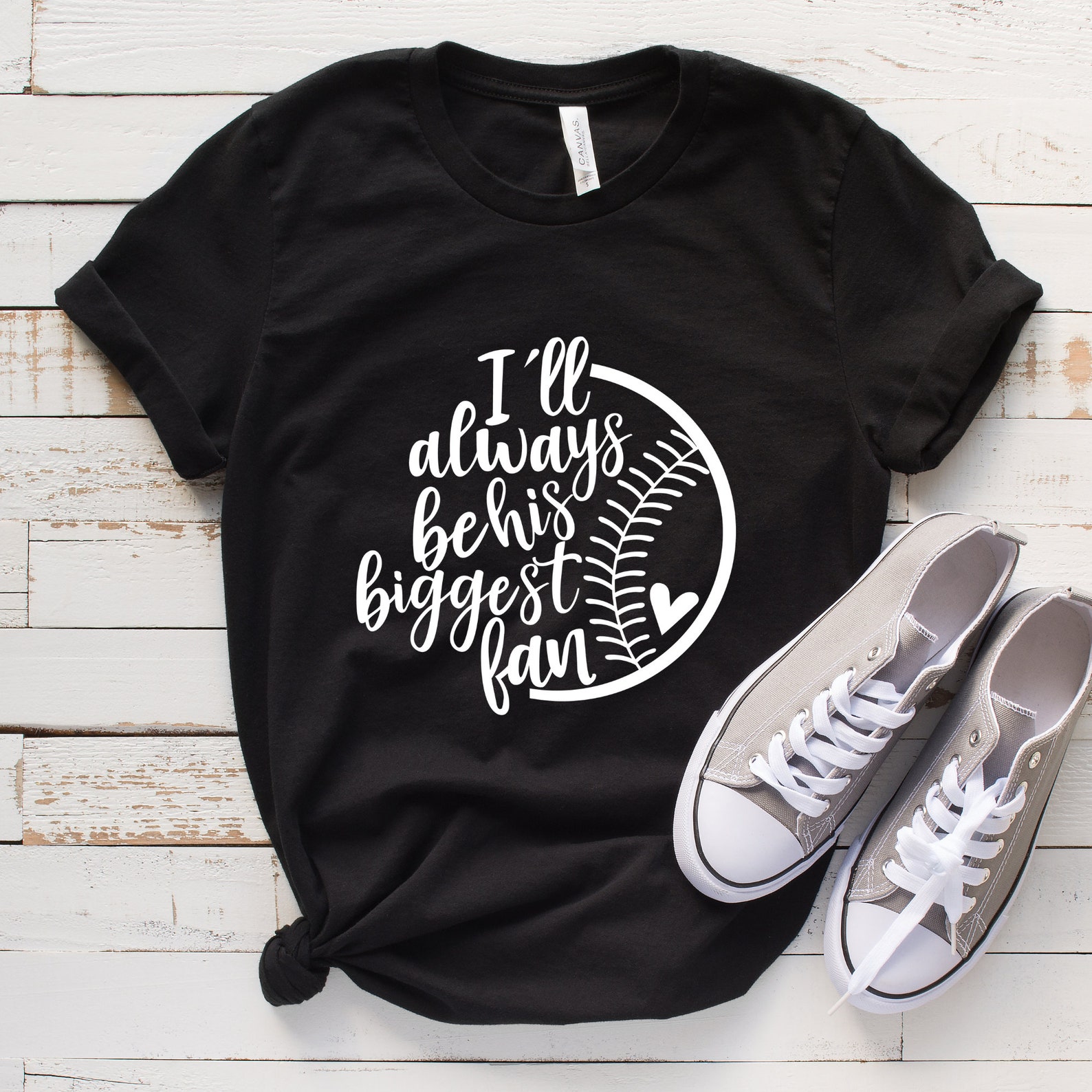 I'll Always Be His Biggest Fan, Baseball Shirts, Baseball Mom Shirts ...