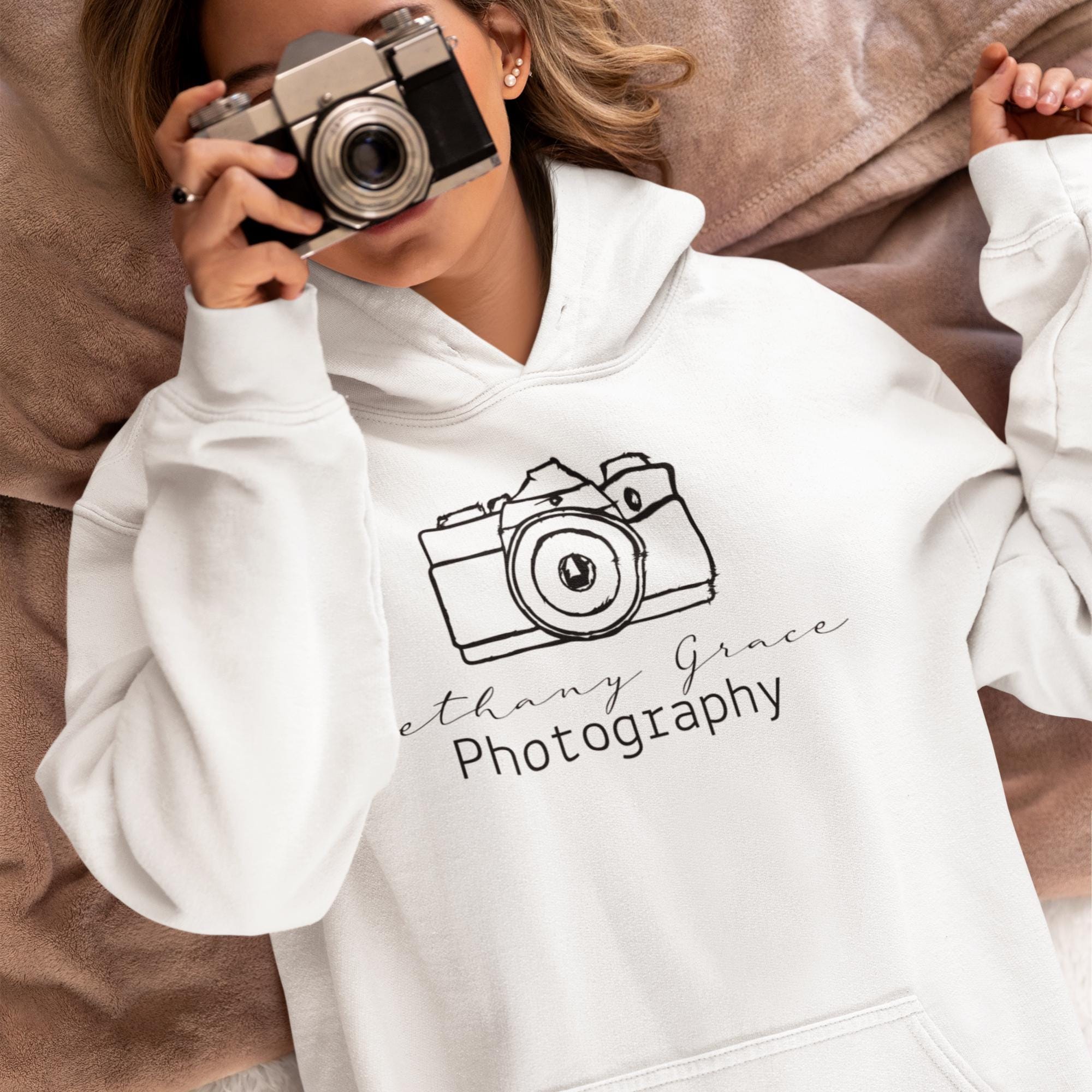 Custom Photographer Sweater, Personalized Photography Name Shirt ...