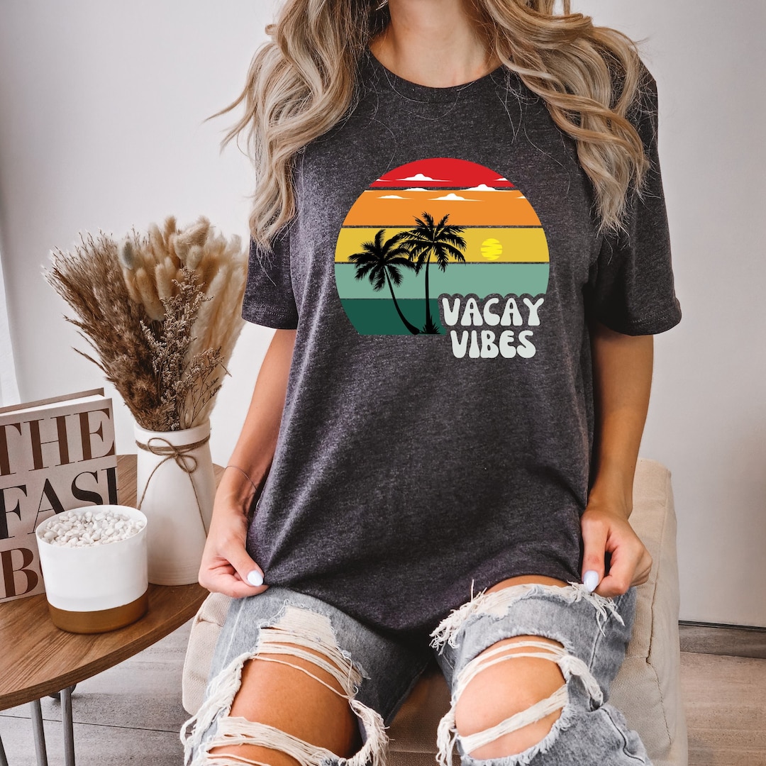 Vacay Vibes Shirt, Vacation Shirt, Vacay Vibes, Camping Shirt, Travel ...