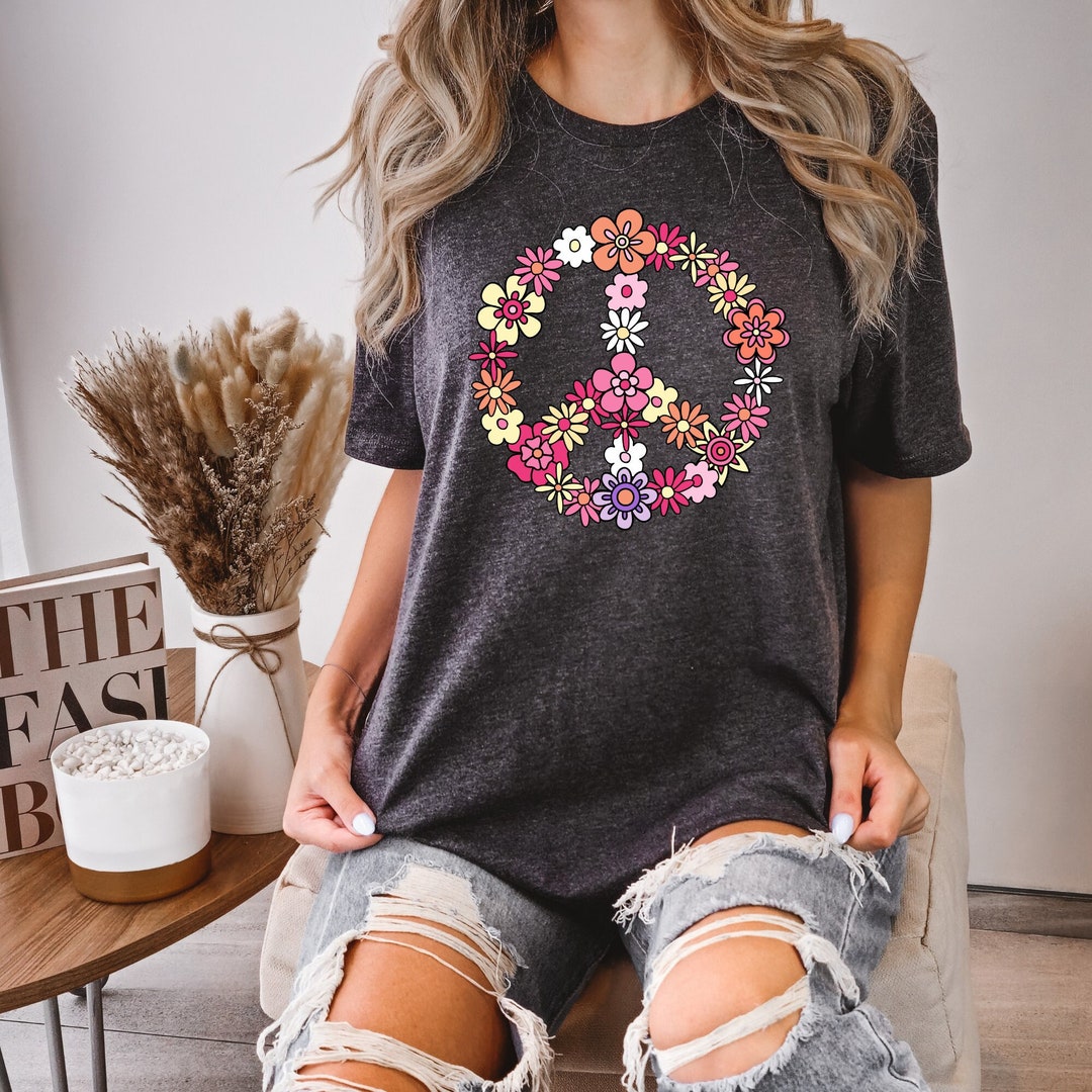 Peace Shirt, Peace T-shirt, Peace Sign Shirt, Peace Sign T-shirt, Peace ...