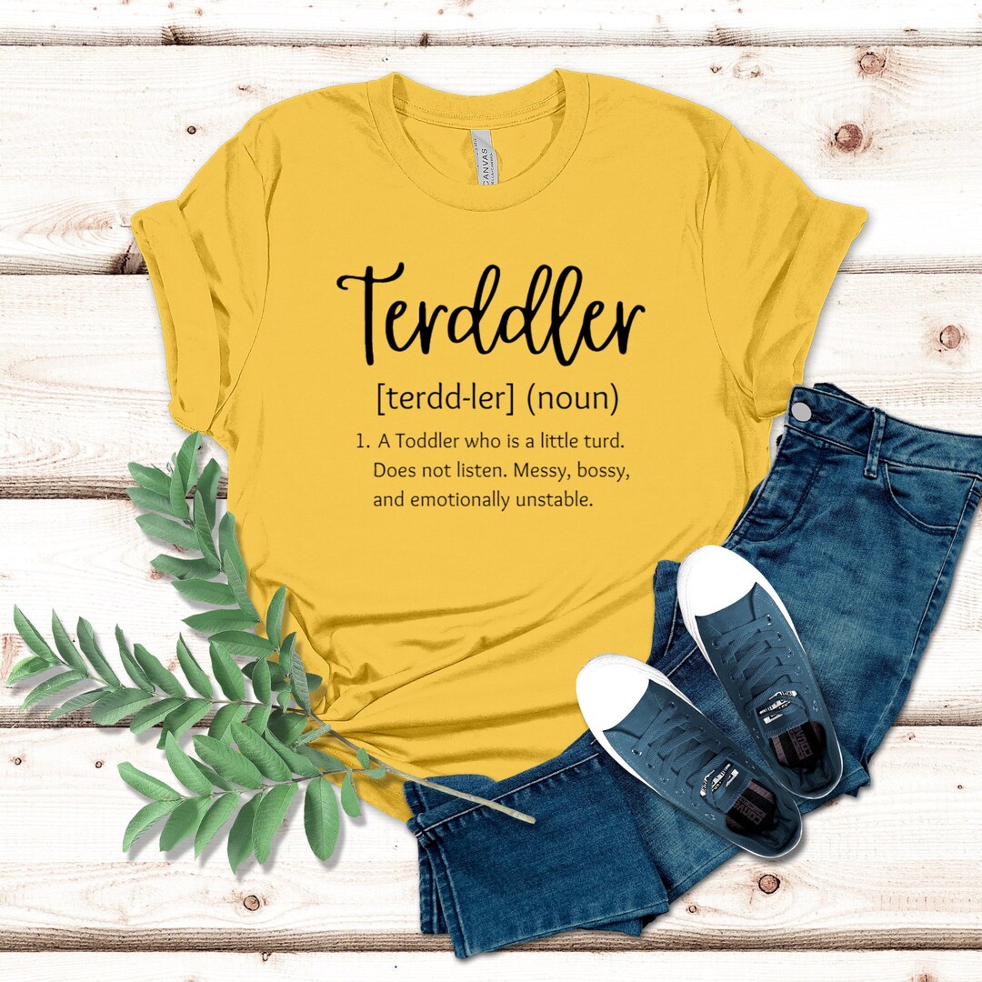 Toddler Definition Shirt | Terdd-ler Definition Tee | Cute Toddler Tee ...