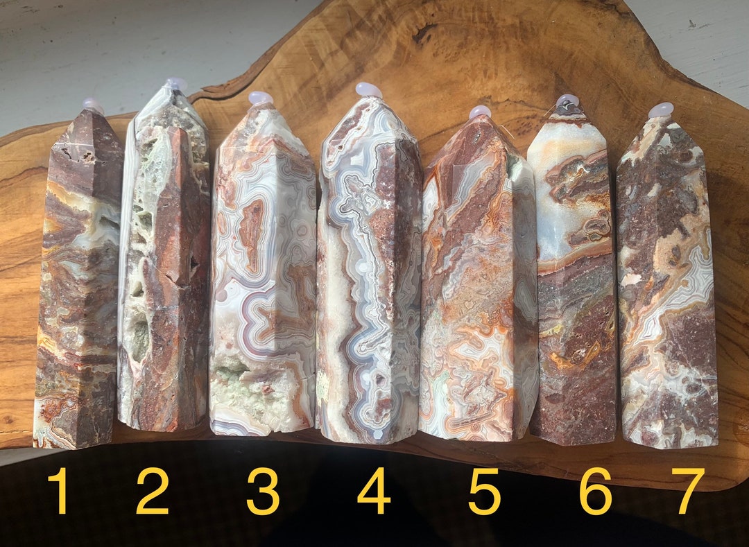 Beautiful Mexican Lace Agate Towers Points, You Choose (part 1) - Etsy