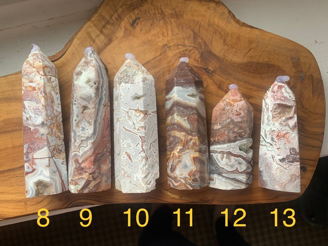 Gorgeous Mexican Lace Agate Towers Points, You Choose - Etsy