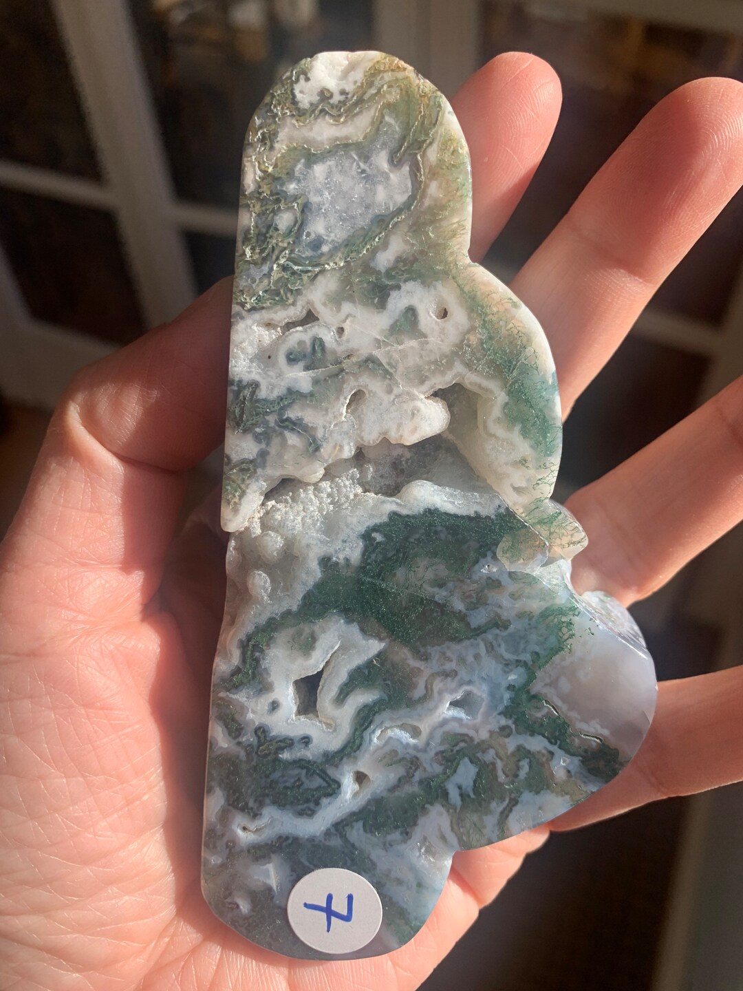Gorgeous Moss Agate Carved Cloud, Moss Agate Slab, 07 - Etsy