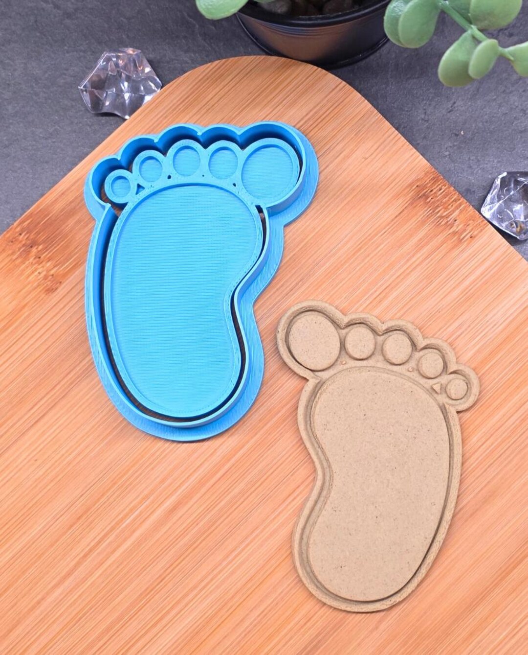 Baby Shower Foot Cookie Cutter and Stamp: Newborn Heel Biscuit Fondant ...