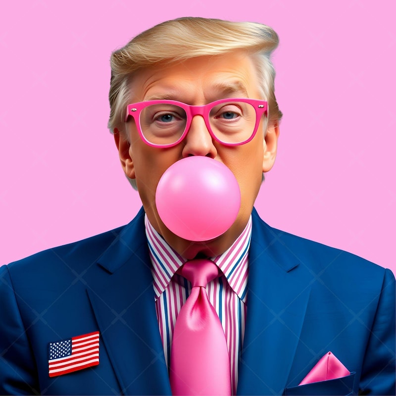 Png Trump Bubble Gum - Etsy