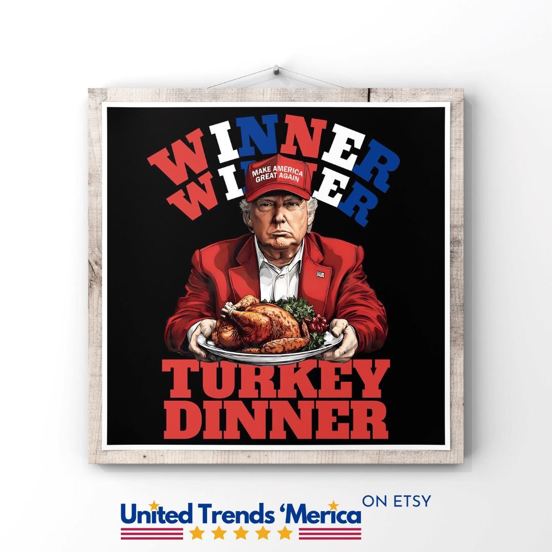 Donald Trump Winner Winner Chicken Dinner PNG, President Trump 47 PNG ...