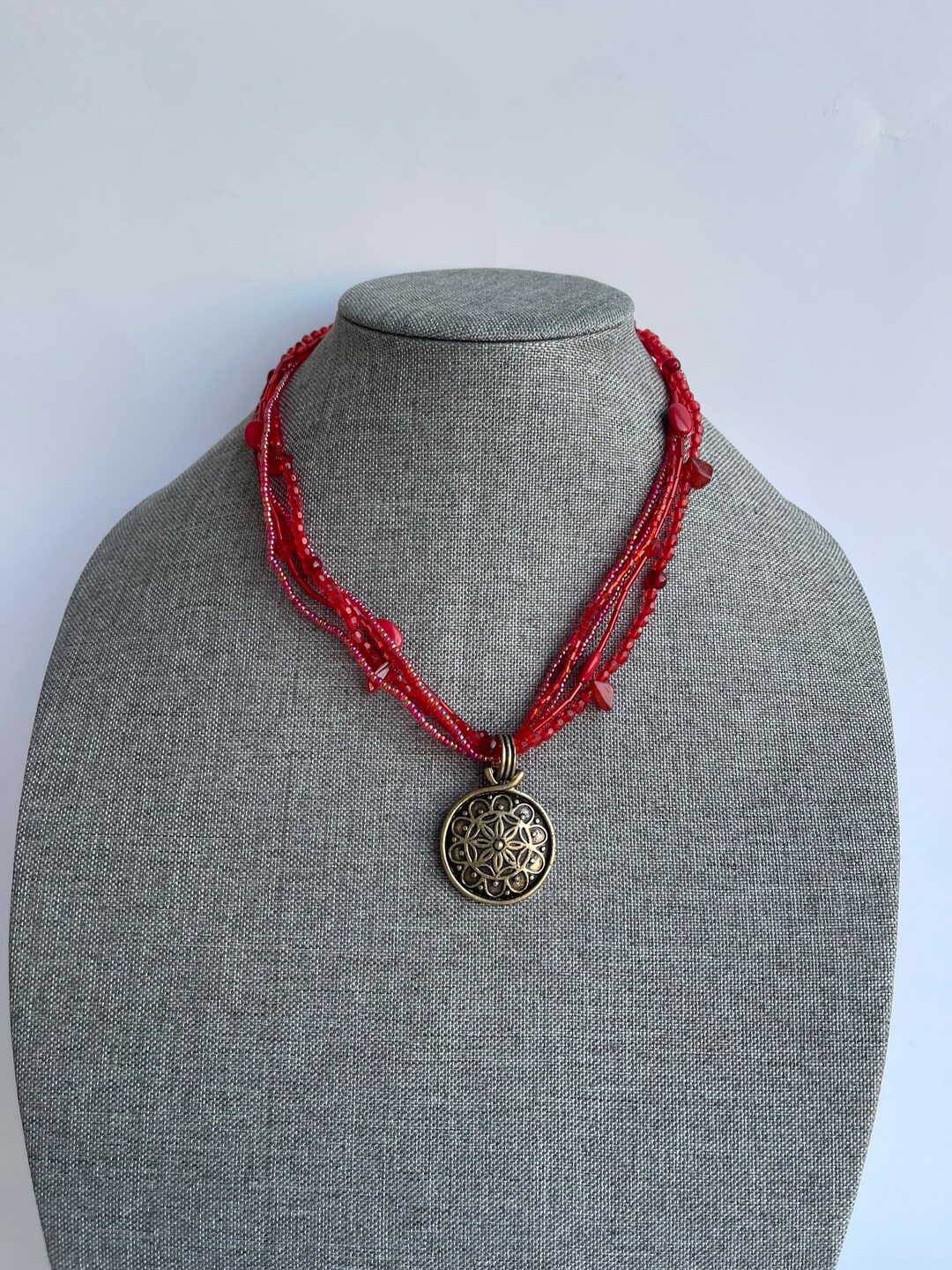 Statement Collar Thin Chain NECKLACE Indian Choker Antique - Etsy