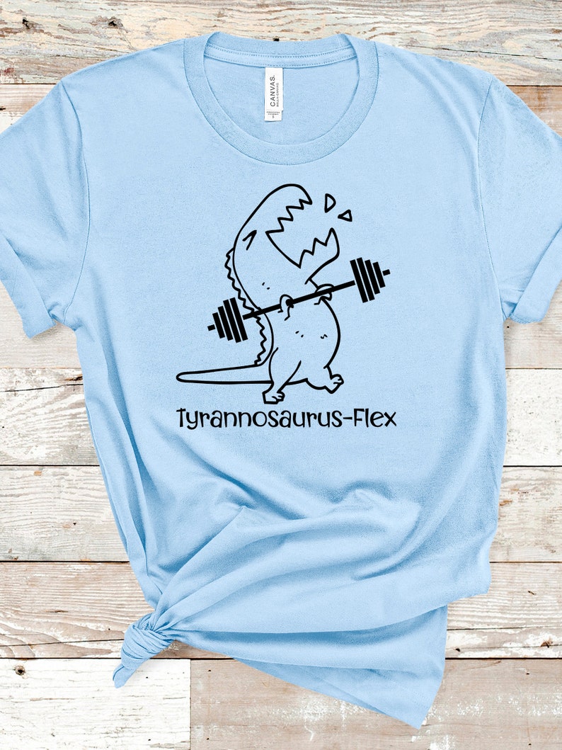 T-rex Workout Shirt, Gym Gifts, Funny Workout Shirt, Dinosaur Gym Shirt ...