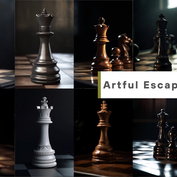 Realistic Chess Pieces - Etsy