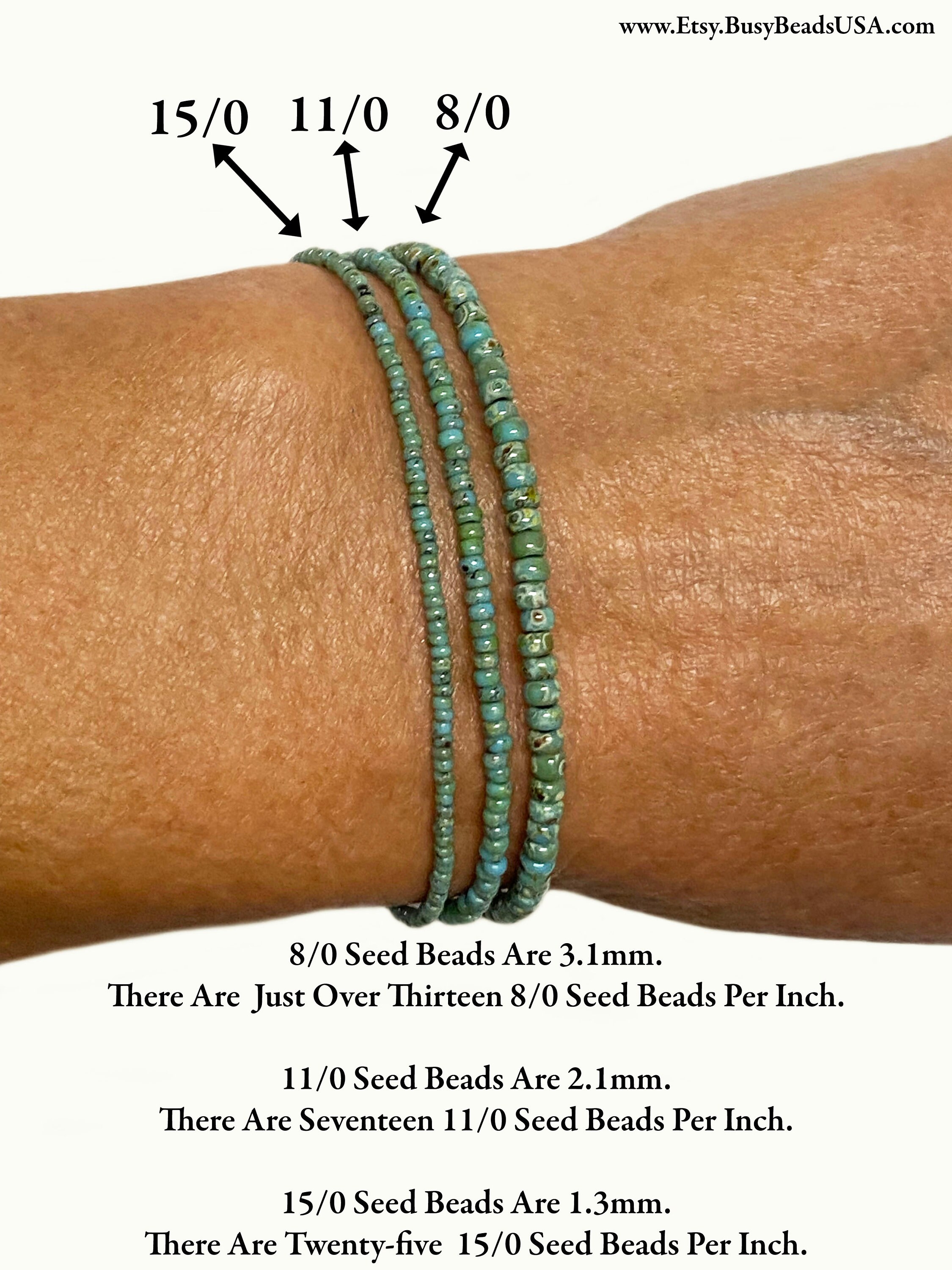 Hot Mess Stackable Mixed Seed Bead Stretch Bracelets - Etsy