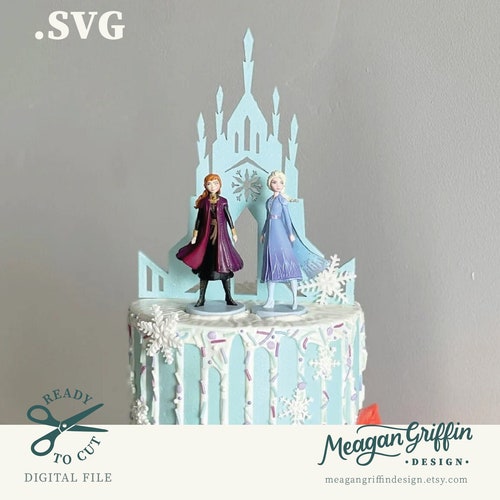 Frozen Castle SVG File for Cake Topper or Party Decorations - Etsy ...