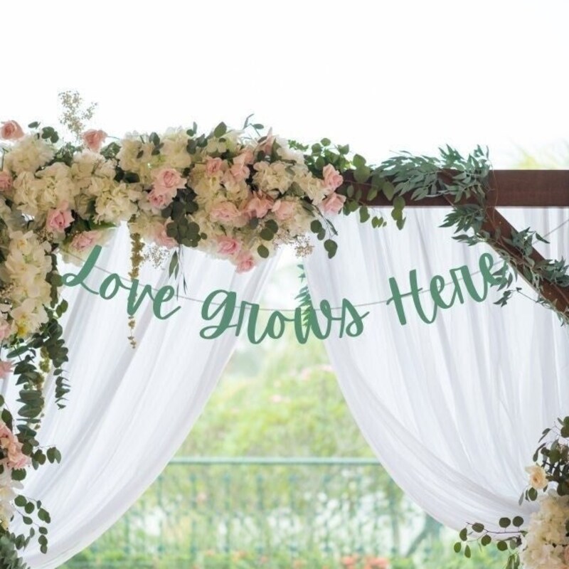 Garden Party Banner - Etsy